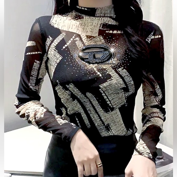Lavishly Paris | Tops | Rare Diesel Mesh Top | Poshmark